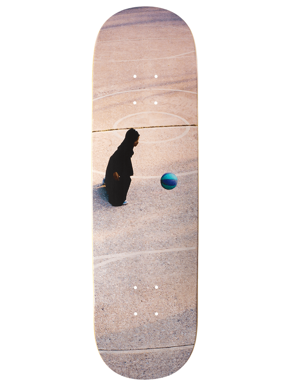 "Girl in Khumar Playing Basketball" Kader Sylla Pro Model Deck – VIOLET