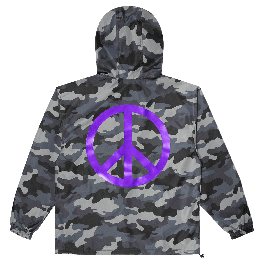 Peace Jacket - Grey Camo – VIOLET