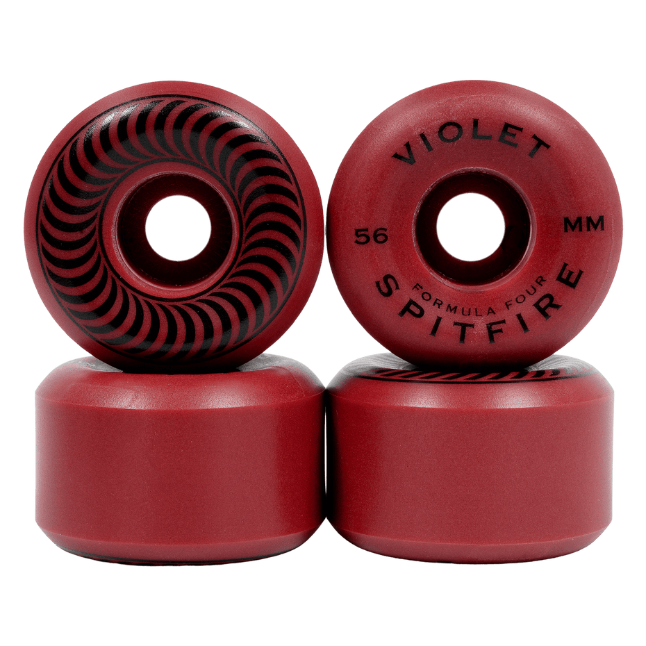 Violet x Spitfire Wheels - Maroon – VIOLET