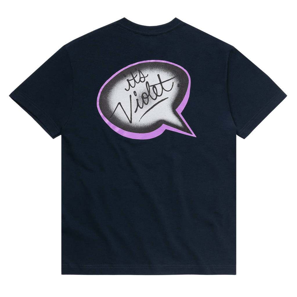 It's Violet! Speech Bubble Logo Tee – VIOLET