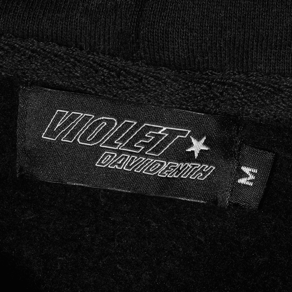 David Enth x Violet Logo Hoodie - Black – VIOLET