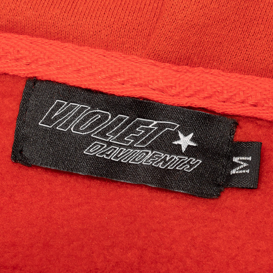 David Enth x Violet Logo Hoodie - Fire Red – VIOLET